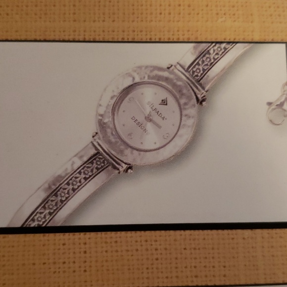 Silpada | Jewelry | Silpada Sterling Silver Flower Watch | Poshmark
